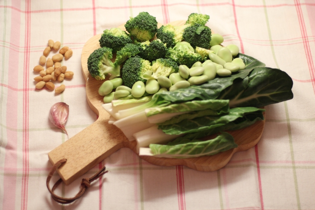 Annvie's Légumes verts poêlés aux cacahuètes